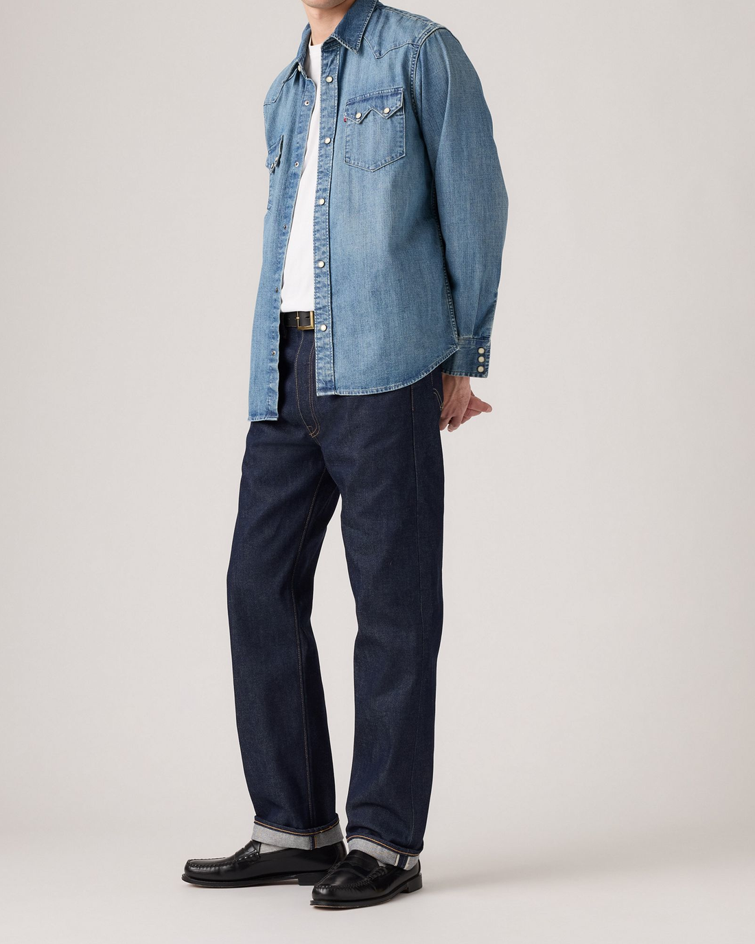 Levi's® 501 Original Regular Fit Selvedge Mens Jeans - Hudson Rigid ...