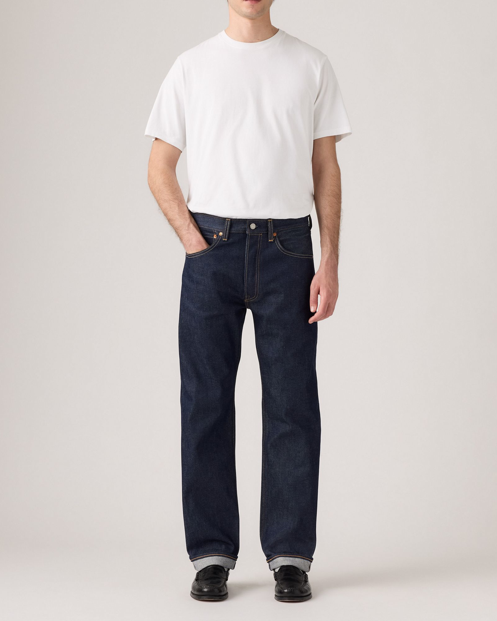 Levi's® 501 Original Regular Fit Selvedge Mens Jeans - Hudson Rigid ...