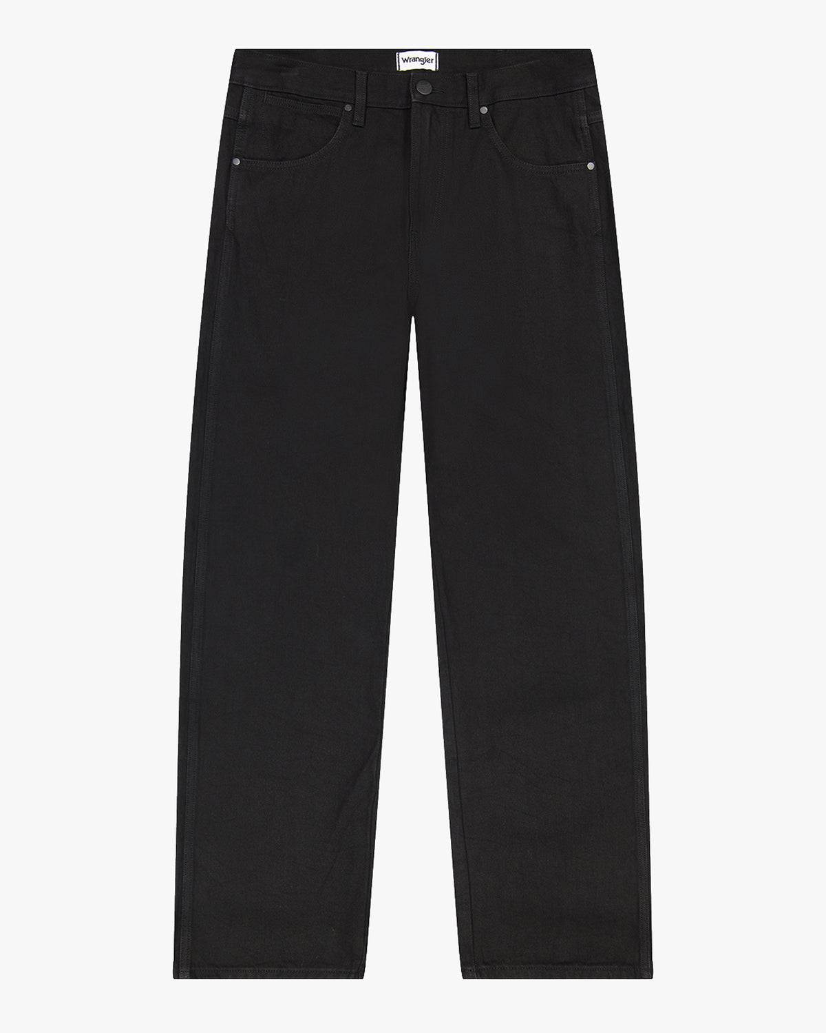 Wrangler Frontier Relaxed Straight Mens Jeans - Jet Wash – JEANSTORE