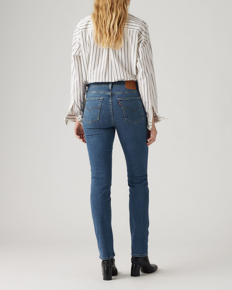 Levi's® Womens 724 High Rise Straight Leg Jeans - Blue Wave Dark ...