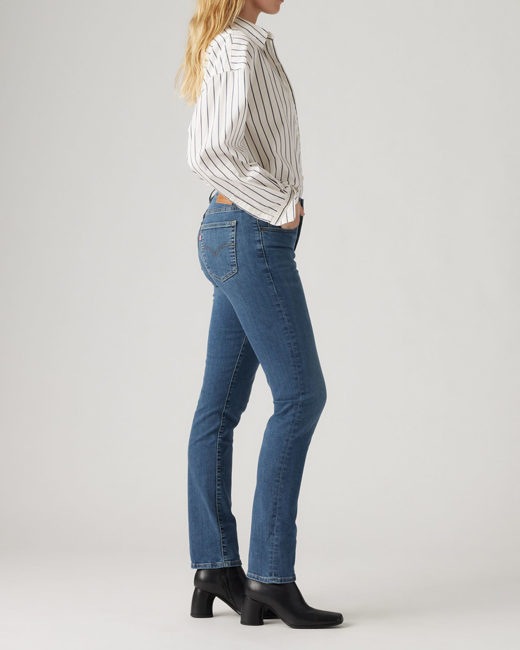 Levi's® Womens 724 High Rise Straight Leg Jeans - Blue Wave Dark ...