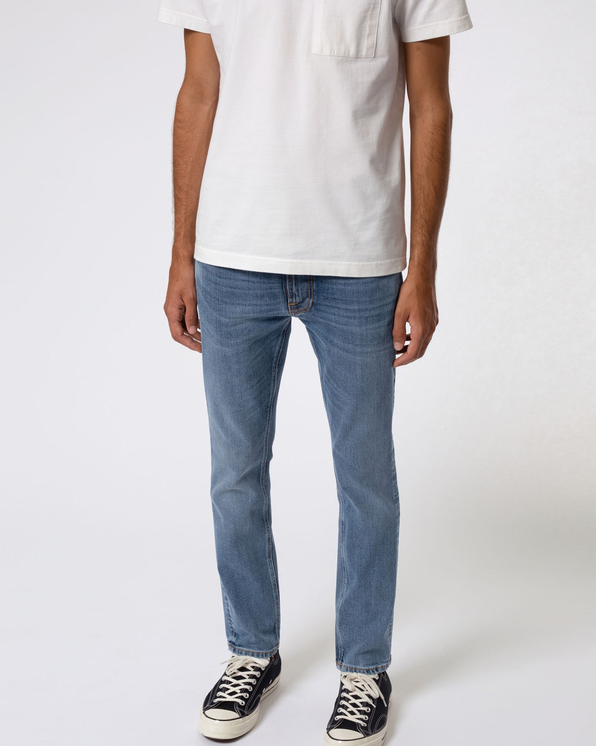 Nudie Lean Dean Slim Tapered Mens Jeans - Lost Orange – JEANSTORE