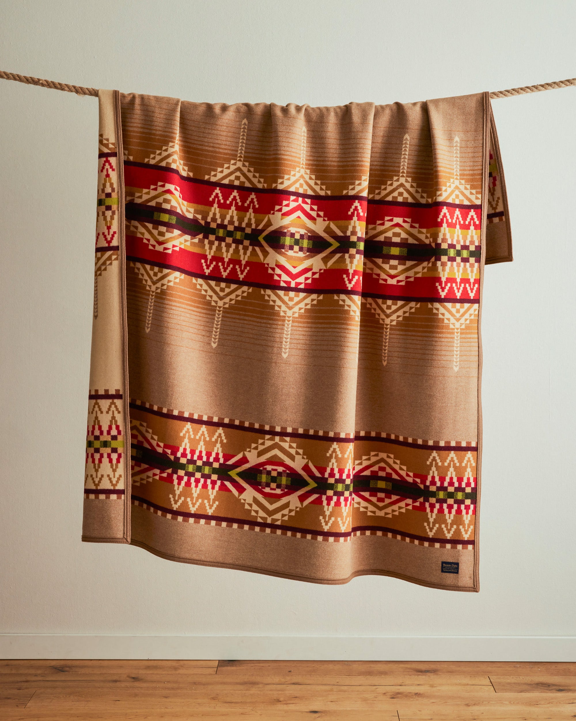 Pendleton Unnapped Robe Wool Blanket - Wyeth Trail | JEANSTORE