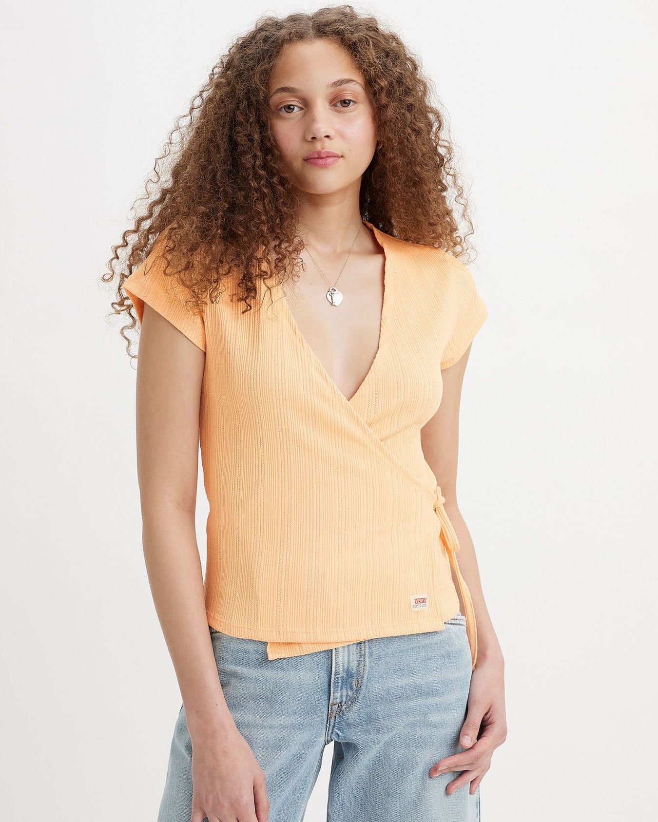 Levi's® Womens Dry Goods Pointelle Wrap Tee - Almond Cream – JEANSTORE