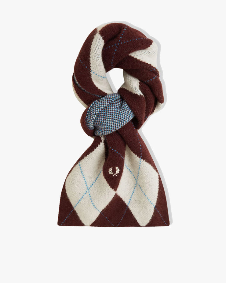 Fred Perry Brushed Wool Argyle Scarf - Ecru – JEANSTORE