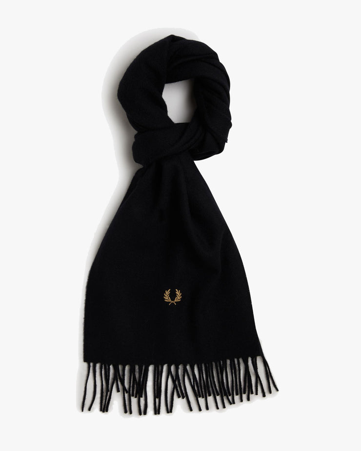 Fred Perry Lambswool Scarf - Black – JEANSTORE