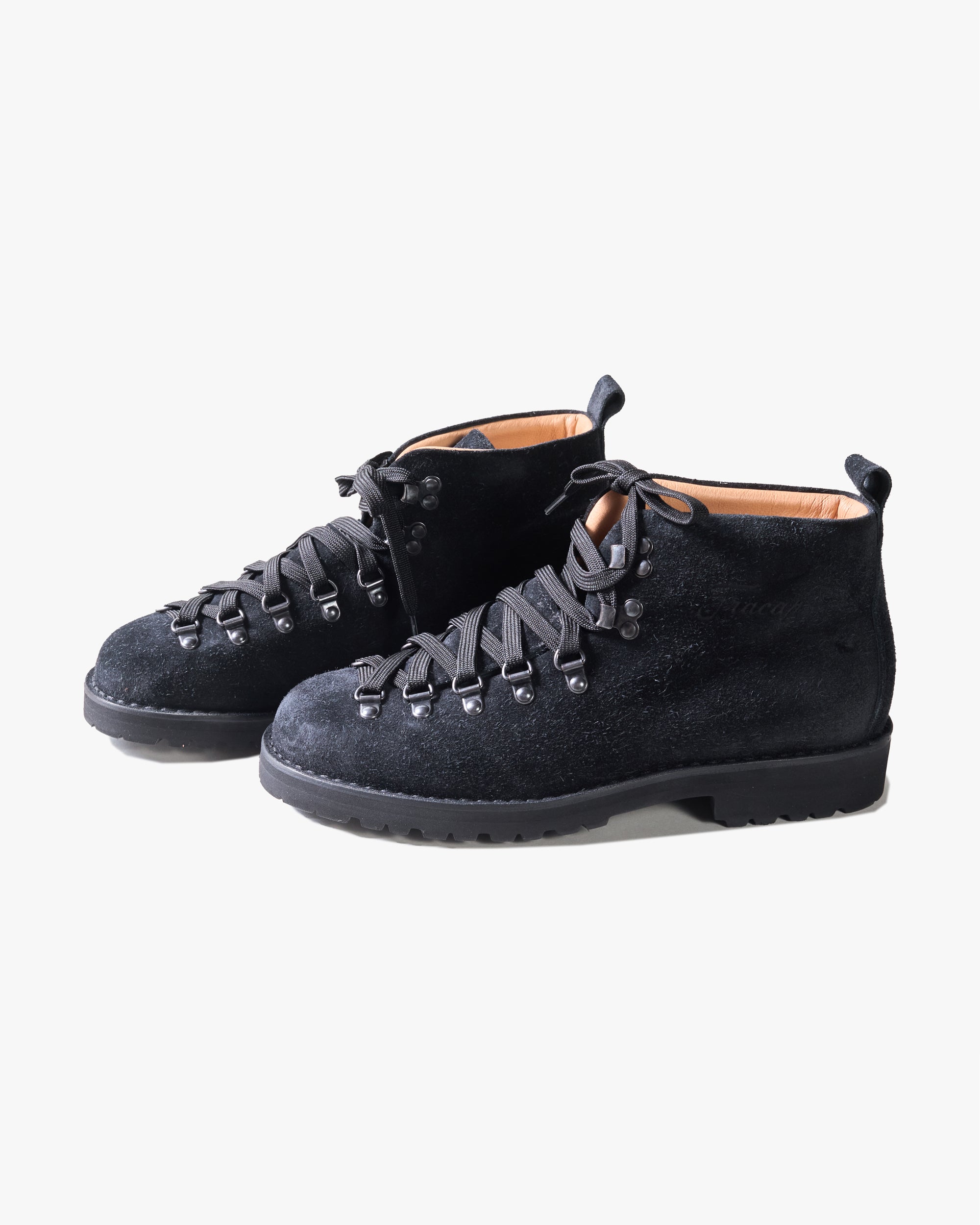 Fracap M120 Magnifico Suede Boots - Black / Black Roccia Sole – JEANSTORE