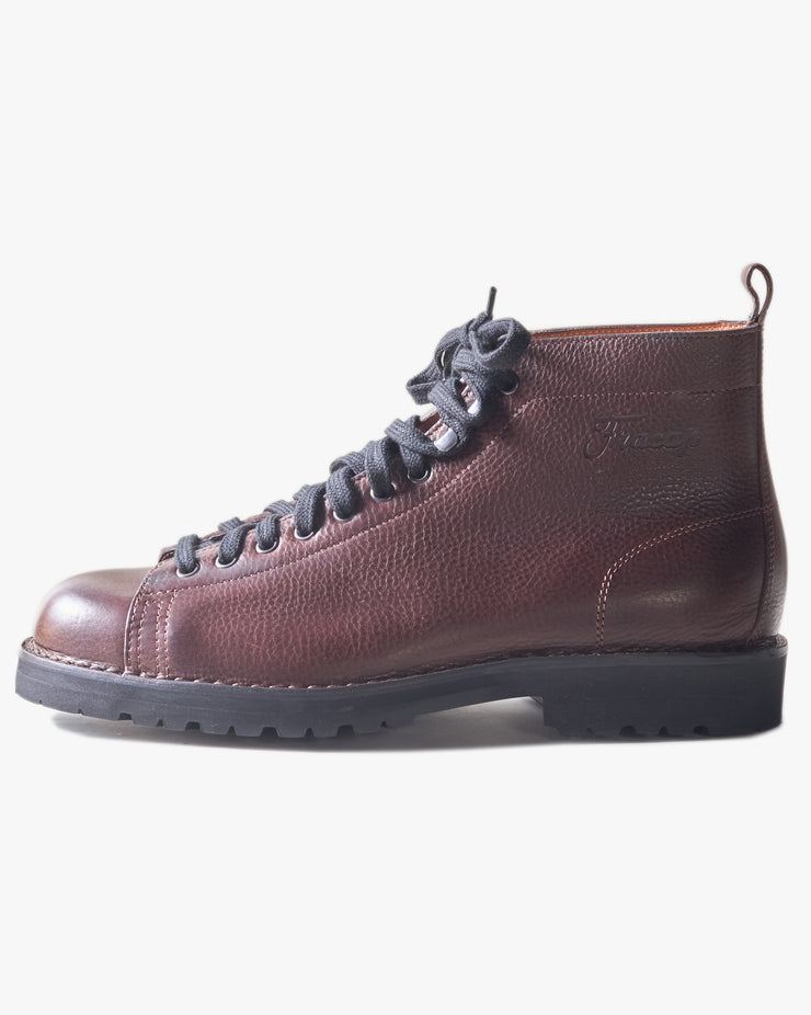 Fracap R200 Leather Monkey Boots - Testa Di Moro / Black Roccia Sole ...