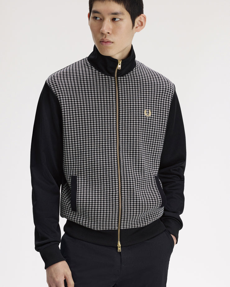 Fred Perry Knitted Front Track Jacket - Black – JEANSTORE