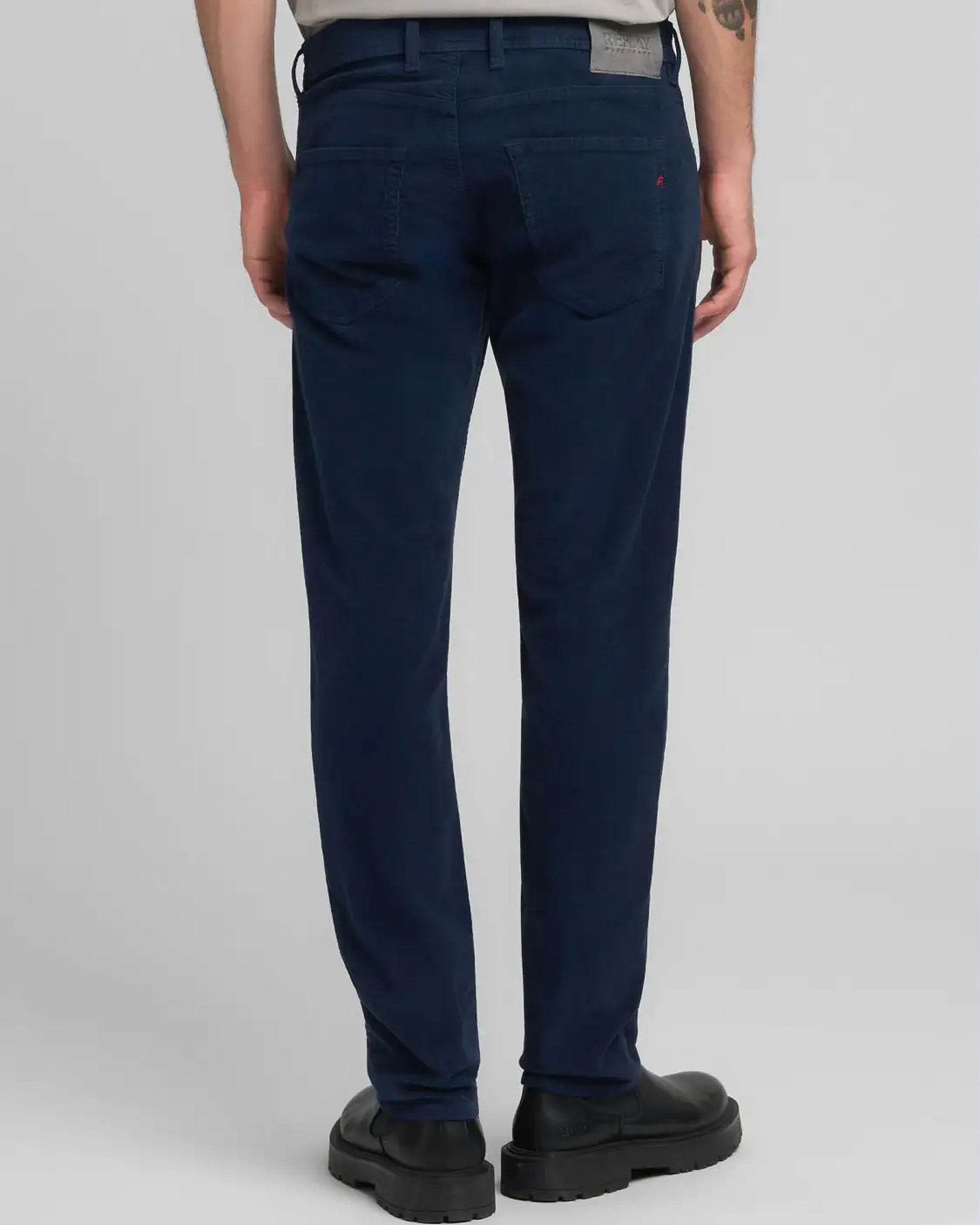 Replay Grover Straight Fit Mens Cords - Blue – JEANSTORE