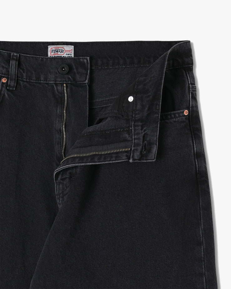Stan Ray Wide 5 Loose Fit Mens Jeans - Stonewashed Black Denim – JEANSTORE