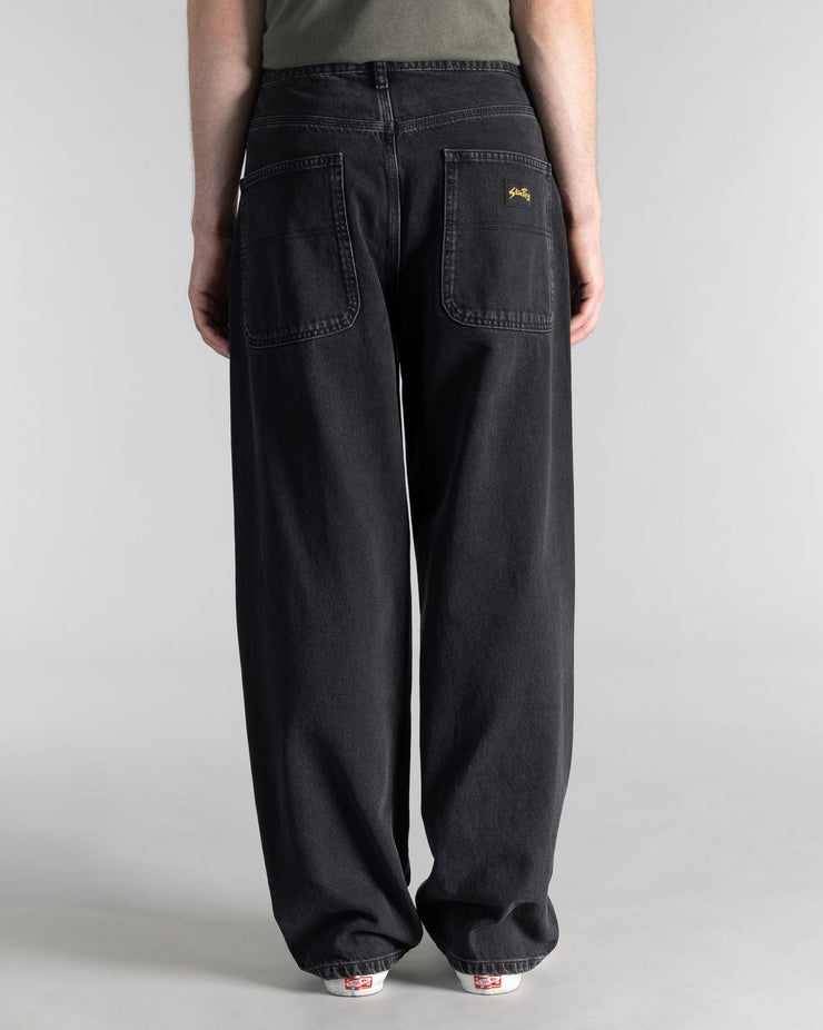 Stan Ray Wide 5 Loose Fit Mens Jeans - Stonewashed Black Denim – JEANSTORE