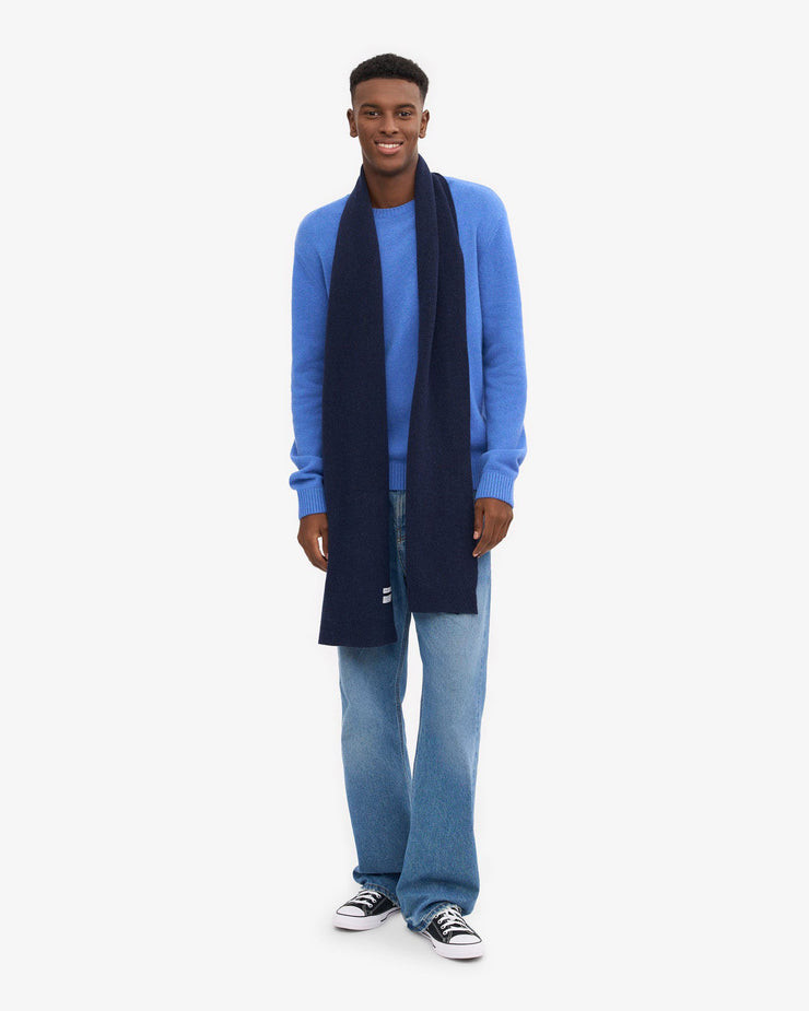 Colorful Standard Merino Wool Scarf - Marine Blue – JEANSTORE