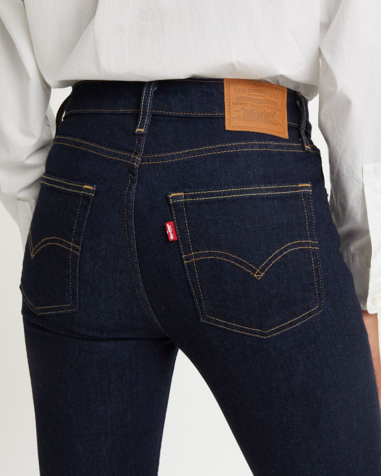 Levi's® Womens 725 High Rise Bootcut Jeans - Blue Wave Rinse – JEANSTORE