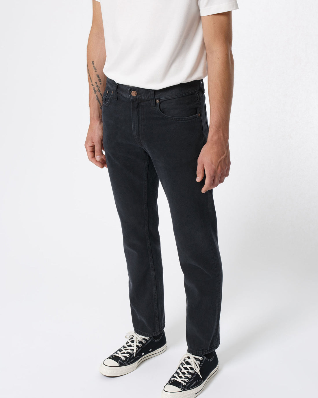 Nudie Gritty Jackson Regular Fit Mens Jeans - Black Forest – JEANSTORE