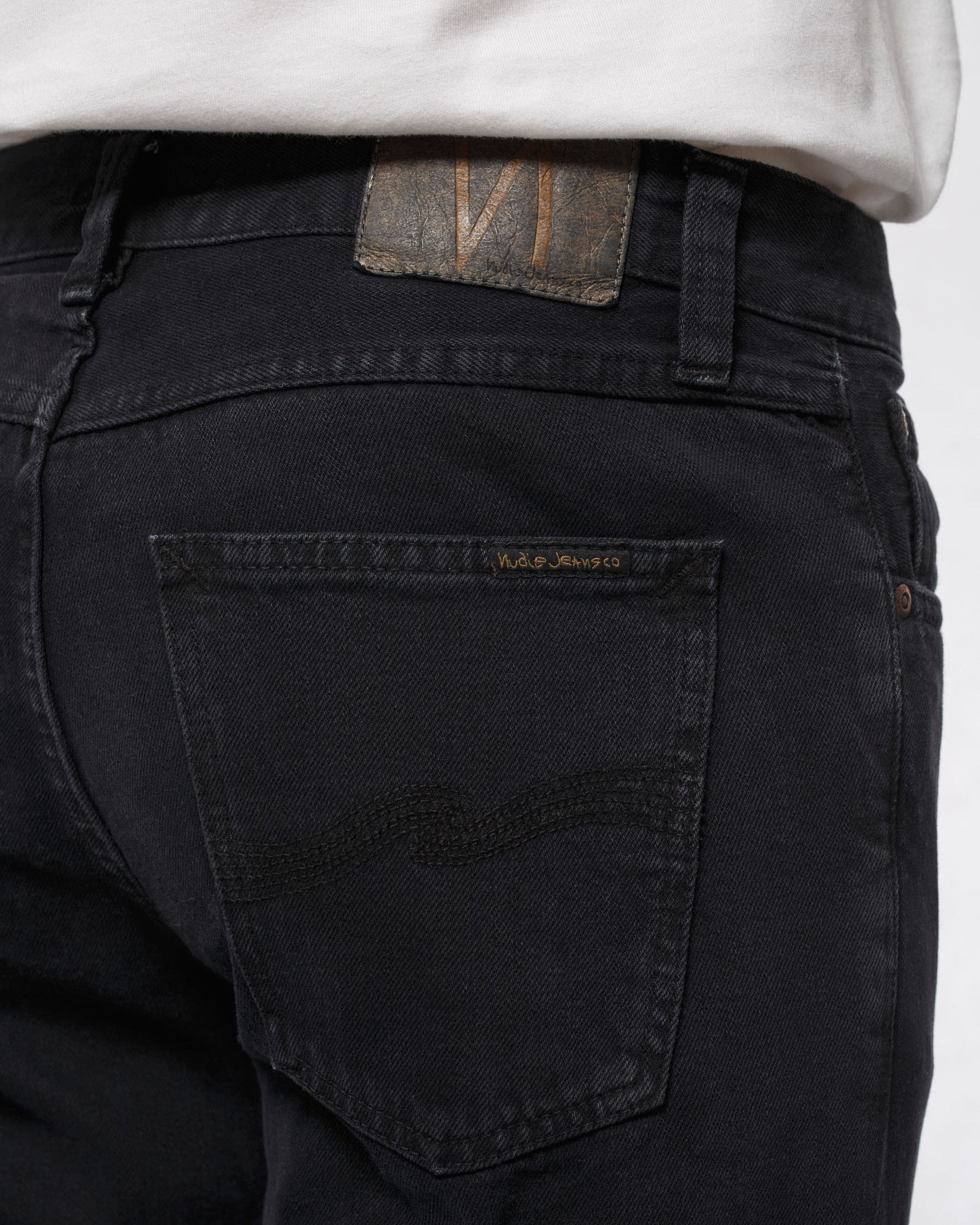 Nudie Gritty Jackson Regular Fit Mens Jeans - Black Forest – JEANSTORE