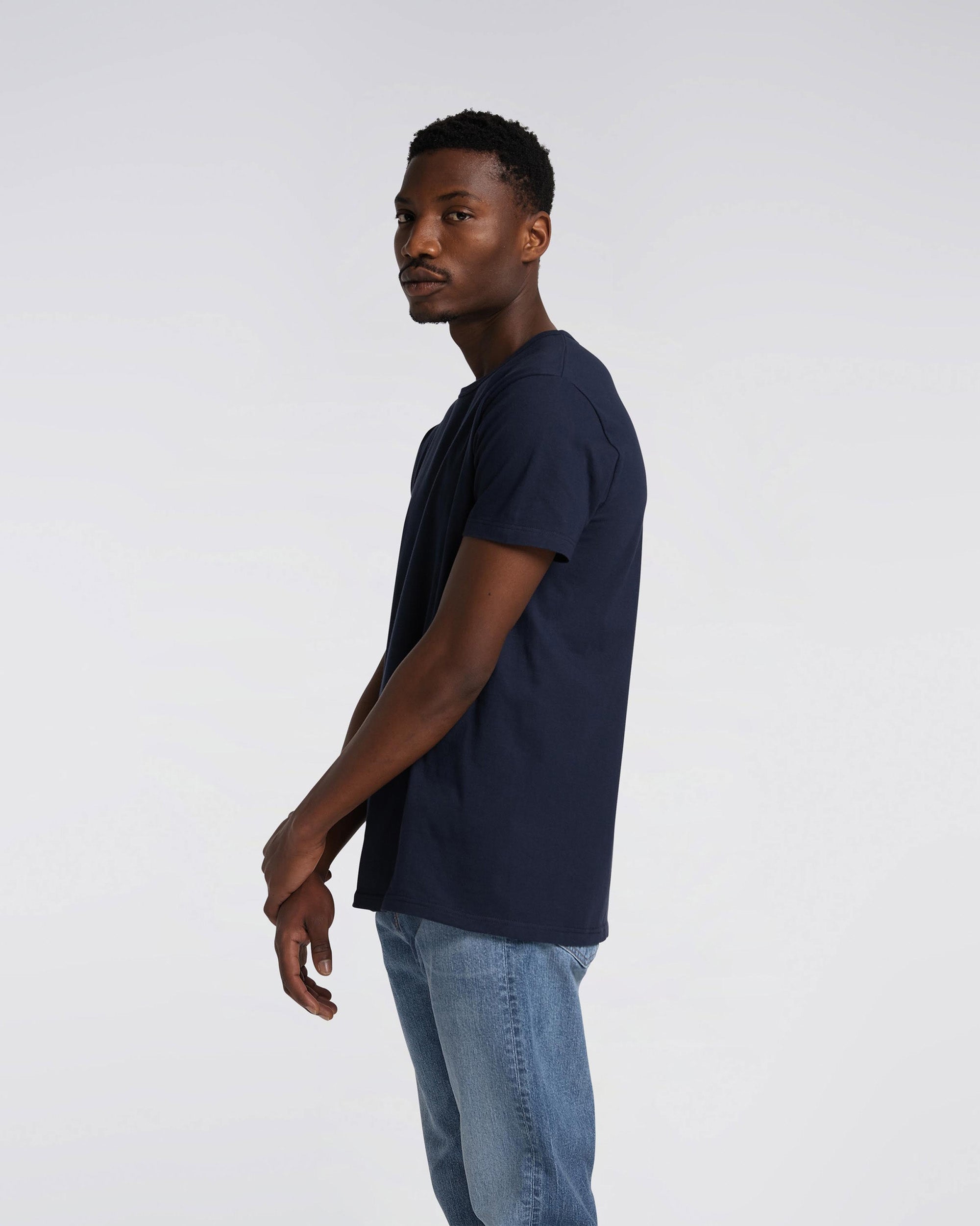 Edwin Double Pack S/S Tees - Navy Blazer – JEANSTORE