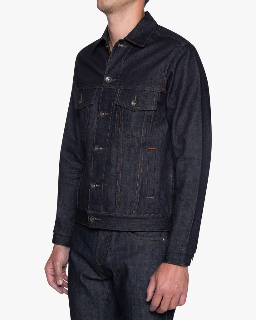 Unbranded UB901 Denim Jacket - 14.5oz Indigo Selvedge – JEANSTORE