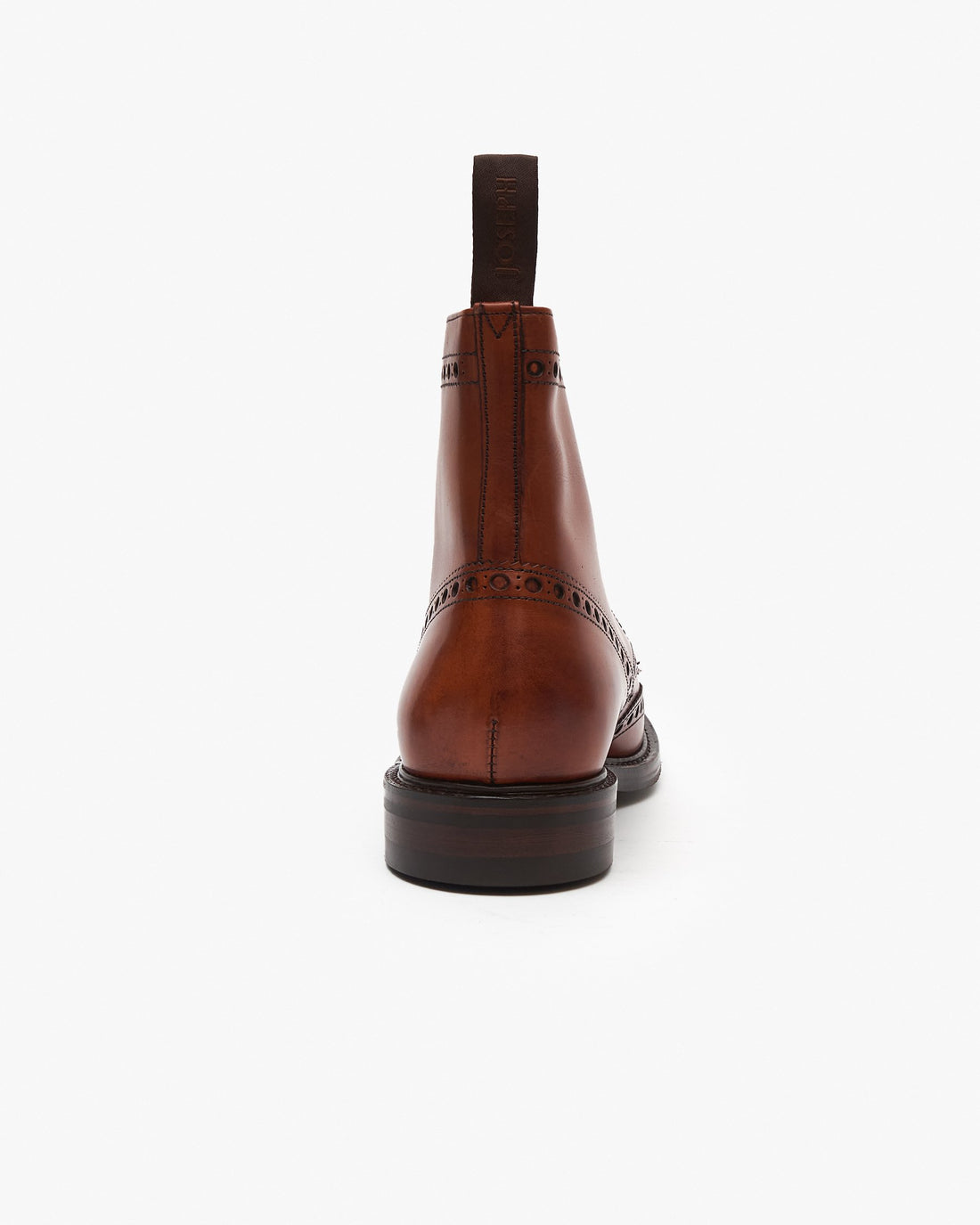 Cheaney Tweed R Wingcap Brogue Boot - Dark Leaf Calf Leather / Dainite ...