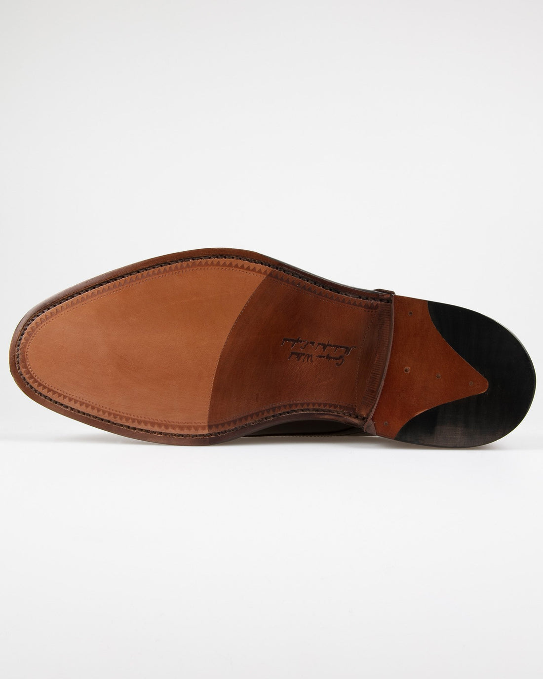 Loake Cannon Calf Leather Twin Buckle Shoe - Dark Brown | JEANSTORE