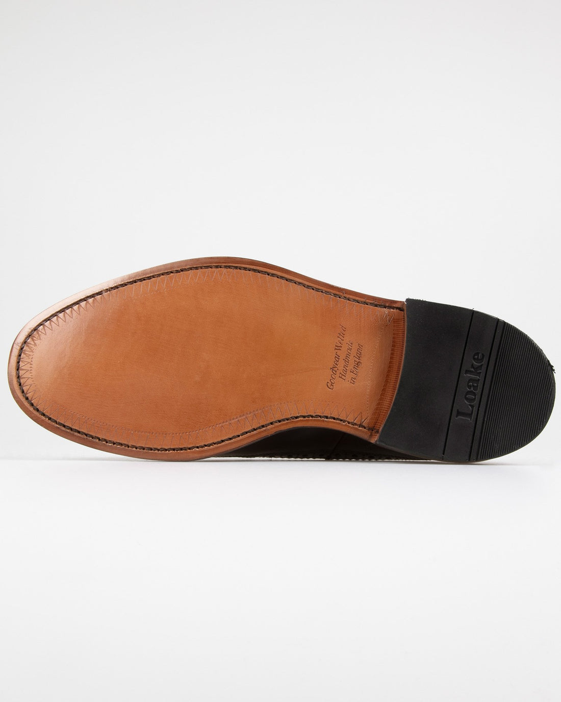 Loake Royal Polished Long Wing Brogue - Oxblood | JEANSTORE