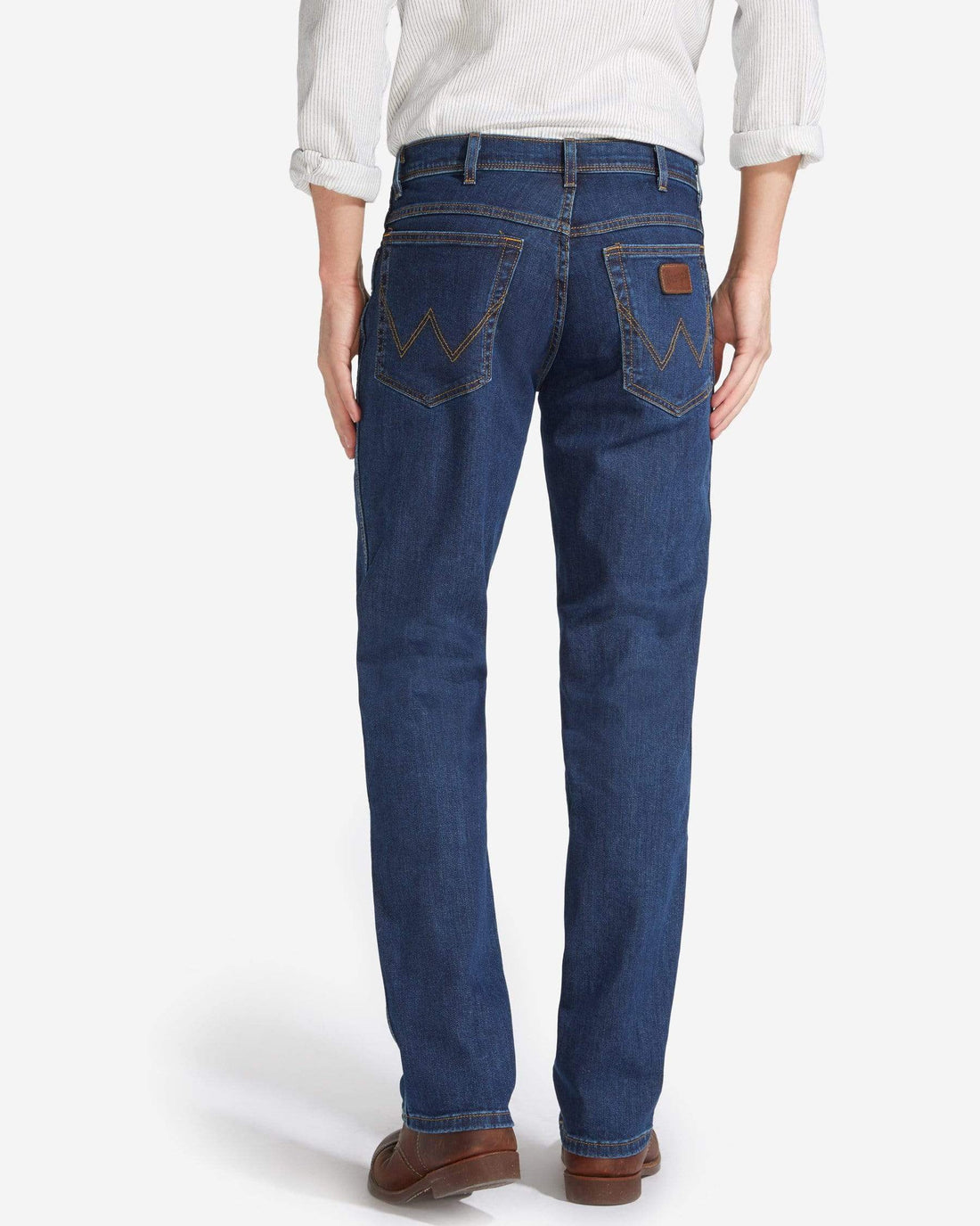 Wrangler Texas Stretch Original Fit Mens Jeans - Darkstone - Jeans and ...